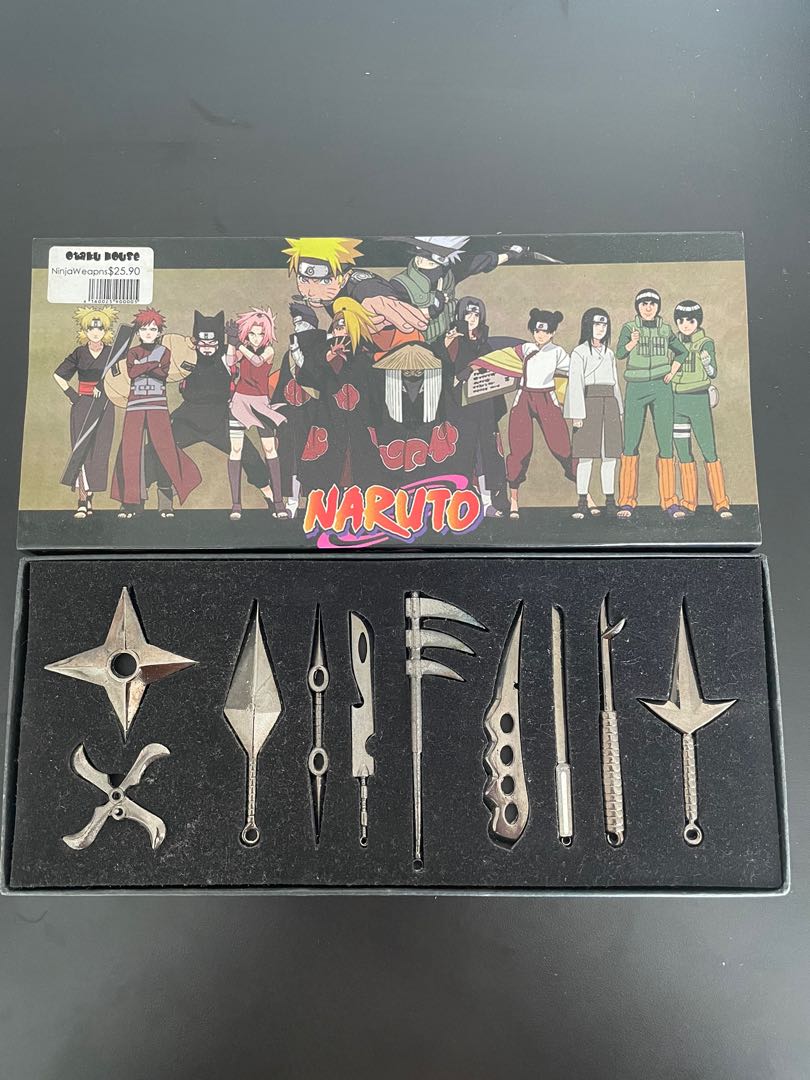 Naruto Shippuden miniature weapon set, Hobbies & Toys, Toys & Games on ...