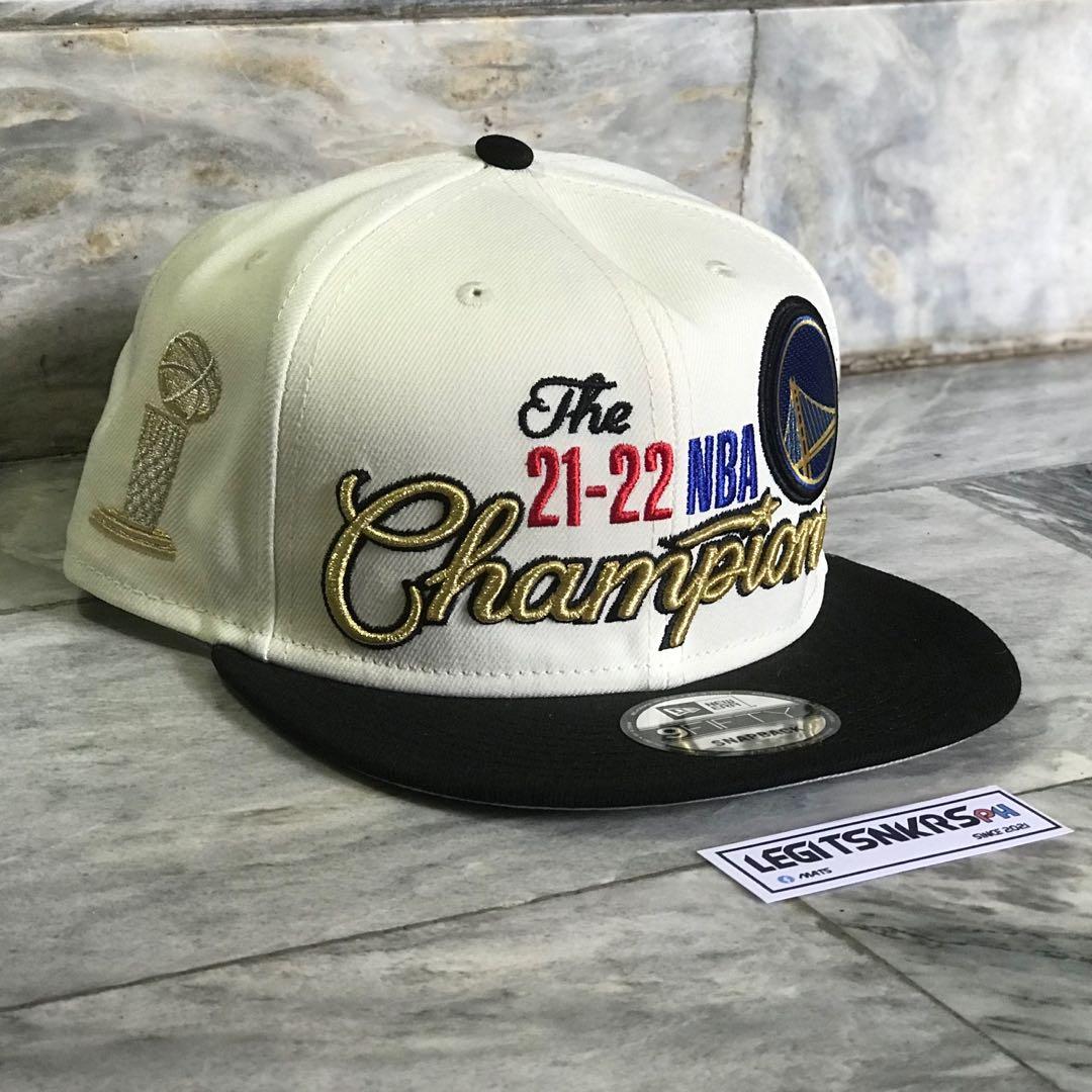 NEW ERA GSW 21-22 NBA CHAMP CAP, Men's Fashion, Watches & Accessories ...