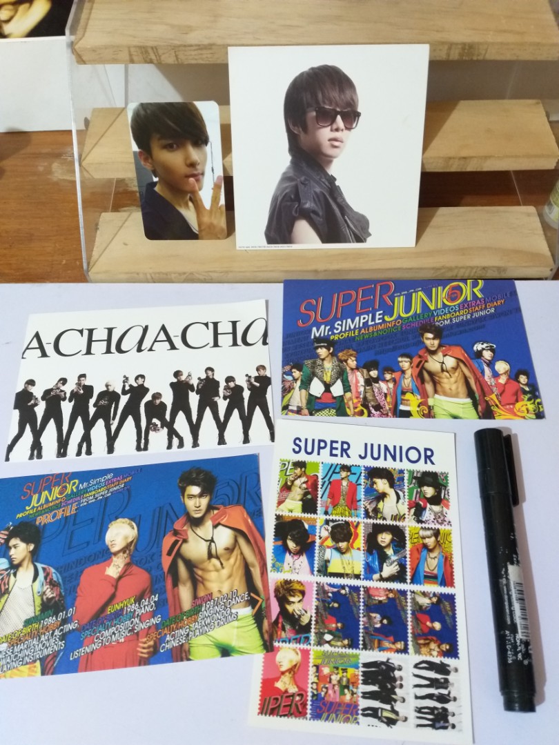 Official kpop merchandise kpop idol's Super Junior set Japan surplus ...