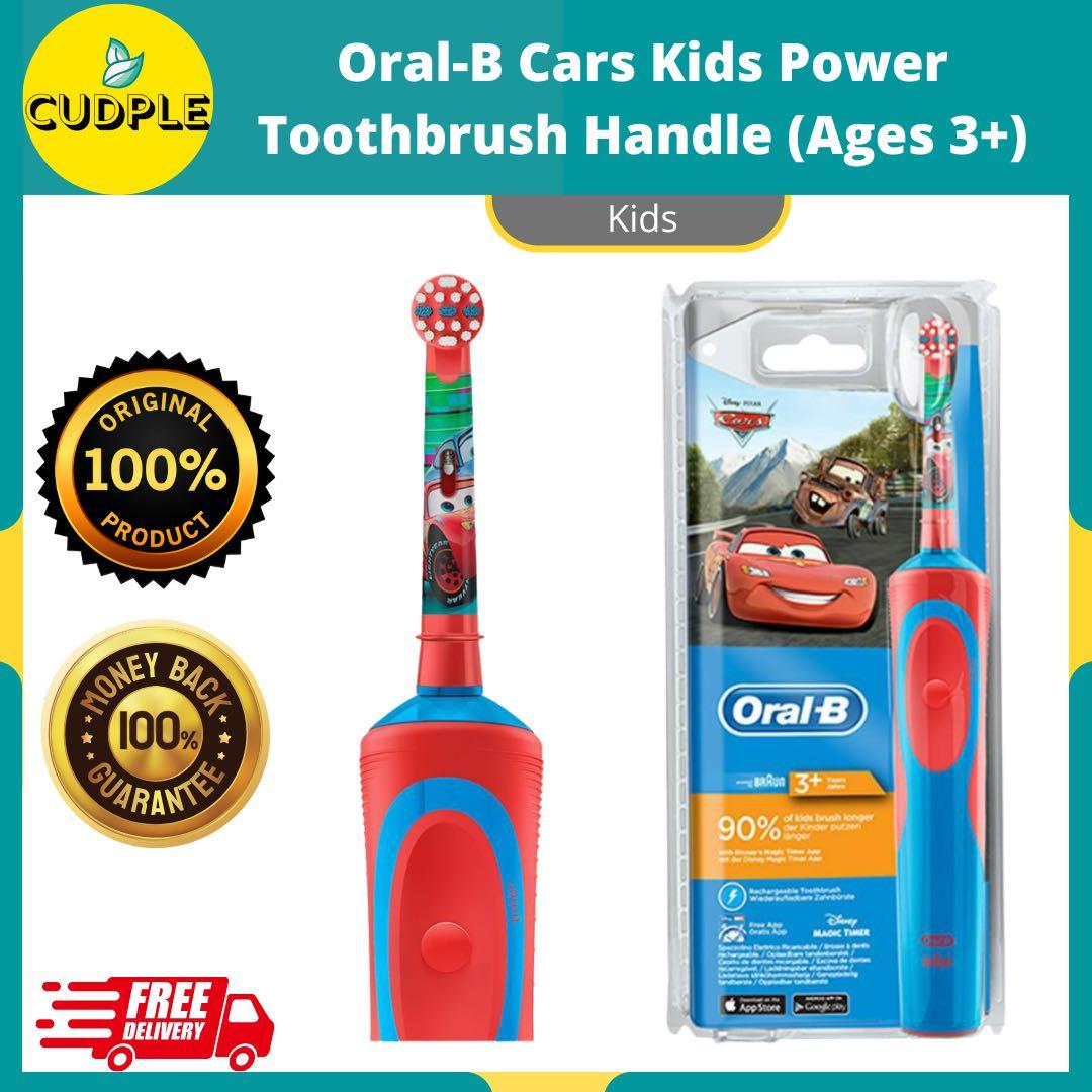 Oral-B Cars Kids Power Toothbrush Handle [Ages 3+], Beauty & Personal ...