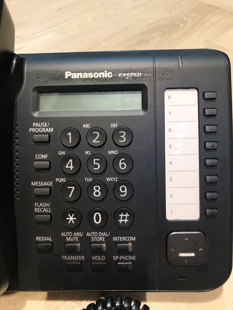 Panasonic KX-DT521 PABX office phone, Computers & Tech, Office & Business Technology on Carousell