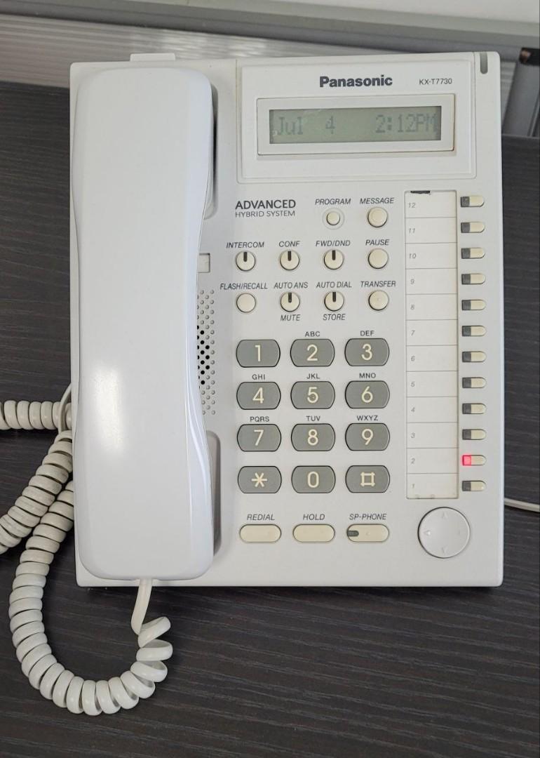 Panasonic PBX System Office Phone KX-T7730, Computers & Tech, Office & Business Technology on ...