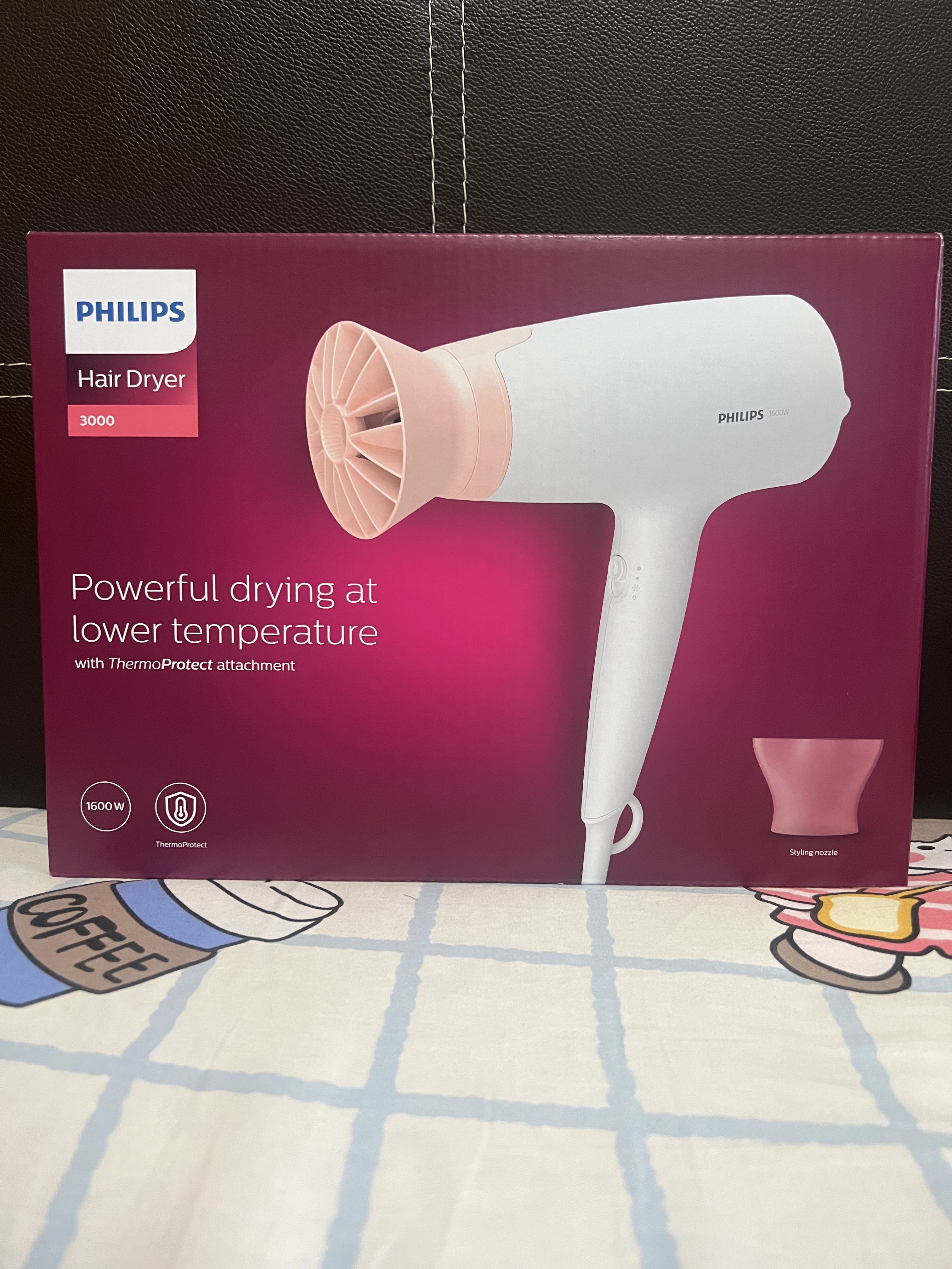 PHILIPS 3000 Series Hair Dryer - BHD300/13, Women's Fashion, Watches & Accessories, Hair ...