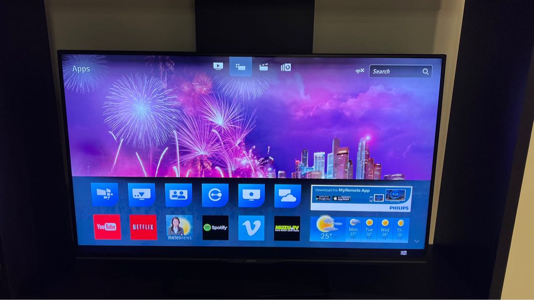 Phillips 55 inch Ultra Slim 4K Ultra HD LED TV, TV & Home Appliances ...