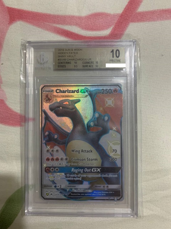 Pokemon card Charizard GX BGS 10, Hobbies & Toys, Toys & Games on Carousell