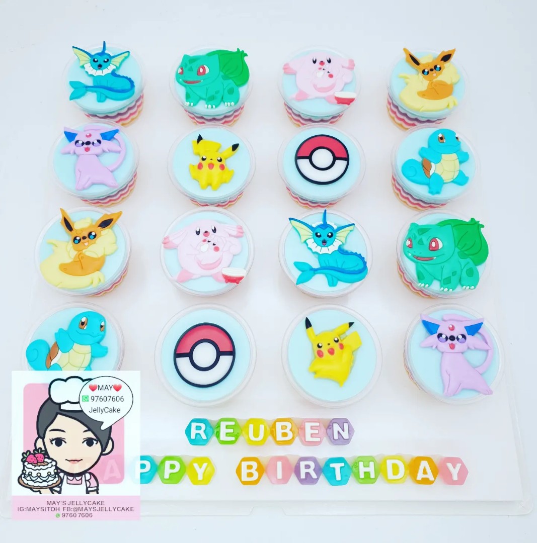Pokemon Jelly Cake / Jelly Cups (Agar agar cake), Food & Drinks ...