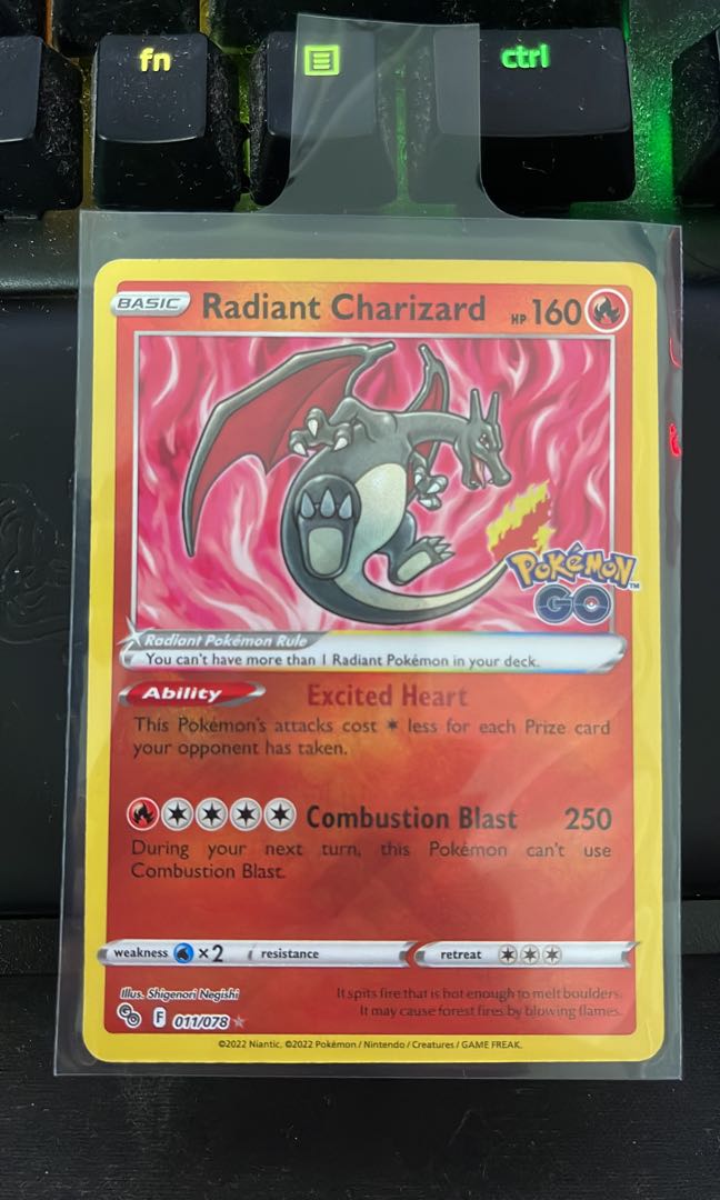 Pokemon radiant zard, Hobbies & Toys, Toys & Games on Carousell