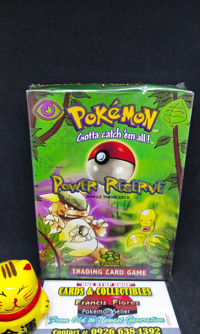 Pokemon VINTAGE Deck - KANGASKHAN & BELLSPROUT (POWER RESERVE) JUNGLE ...