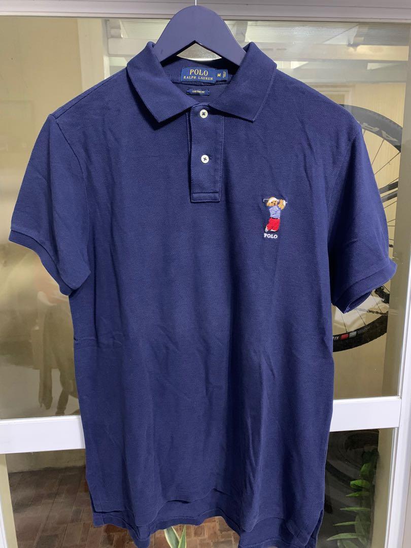 Polo Ralph Lauren Bear Logo Polo Shirt, Men's Fashion, Tops & Sets, Tshirts & Polo Shirts on ...