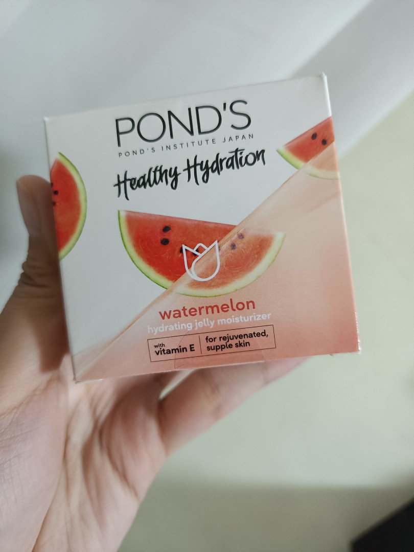 Pond's Healthy Hydration Watermelon Hydrating Jelly Moisturizer, Beauty ...