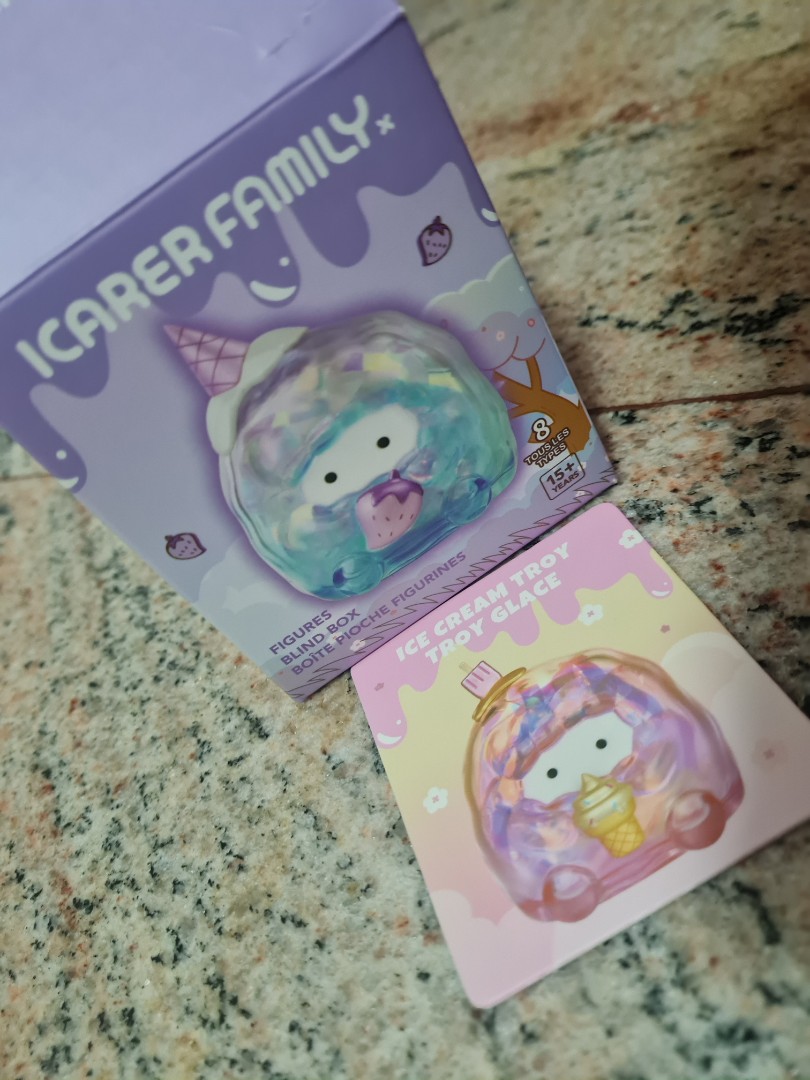 Popmart miniso ice cream family, Hobbies & Toys, Toys & Games on Carousell