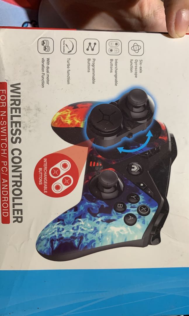power lead wireless controller, Video Gaming, Video Game Consoles ...