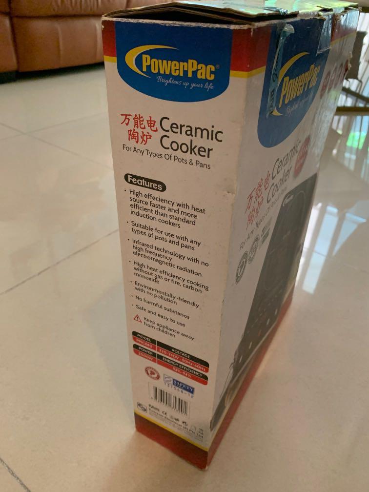 Powerpac Ceramic Cooker, TV & Home Appliances, Kitchen Appliances ...