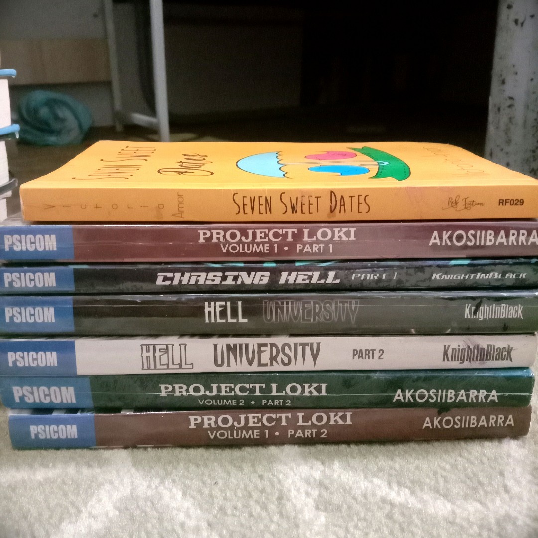 Pre-Loved Books: Project Loki , Hell University, Chasing Hell, Hobbies ...