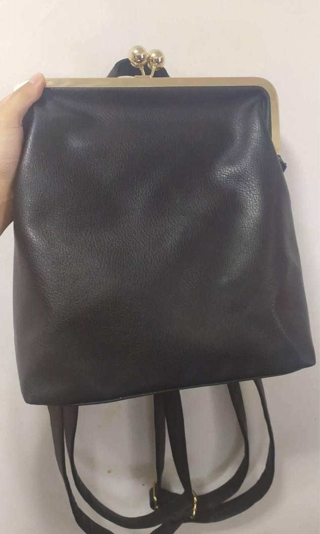 Rare Kisslock Backpack, Women's Fashion, Bags & Wallets, Backpacks on ...