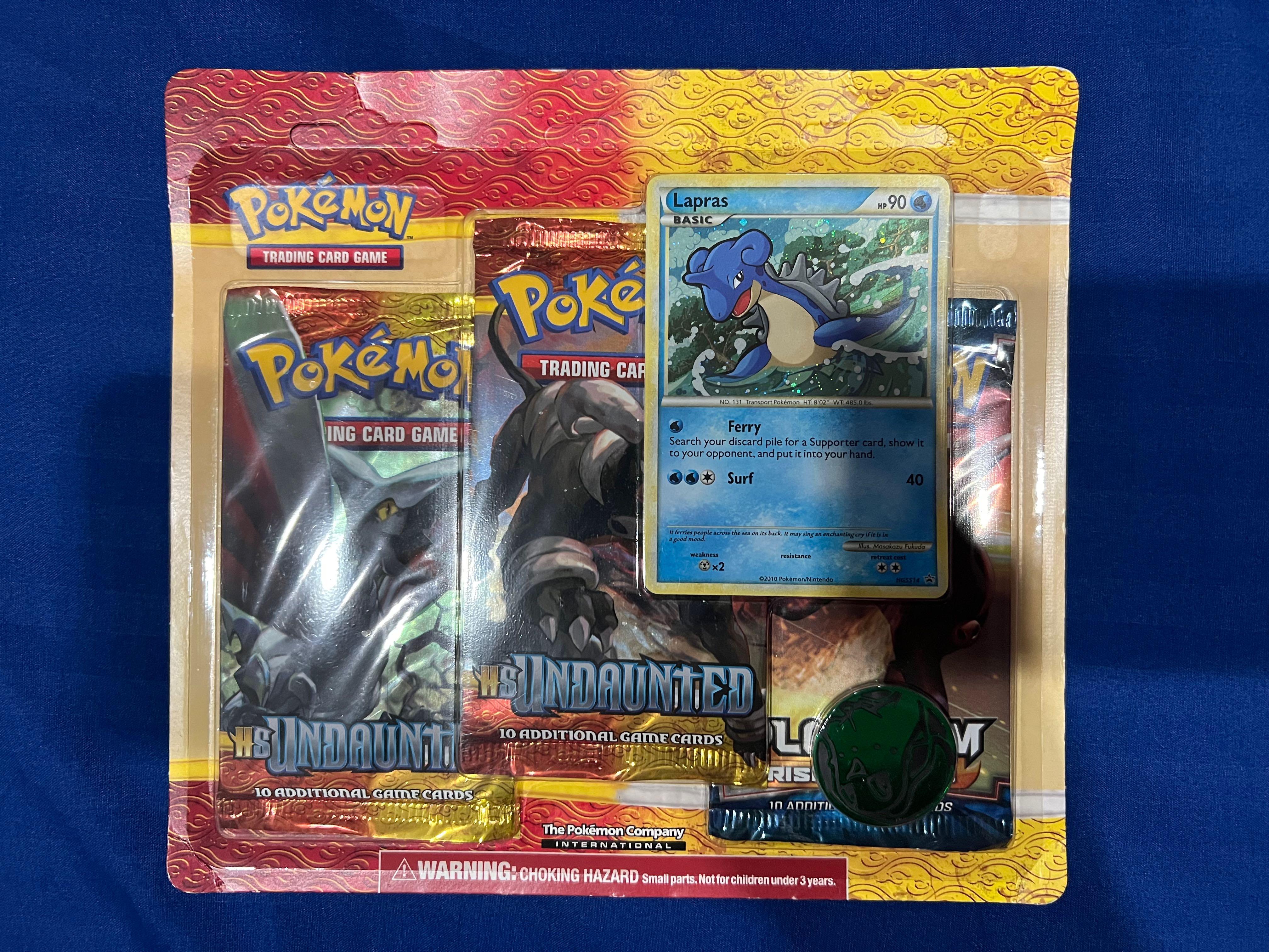 Rare Pokemon HS Undaunted Blister Pack Set, Hobbies & Toys, Toys ...