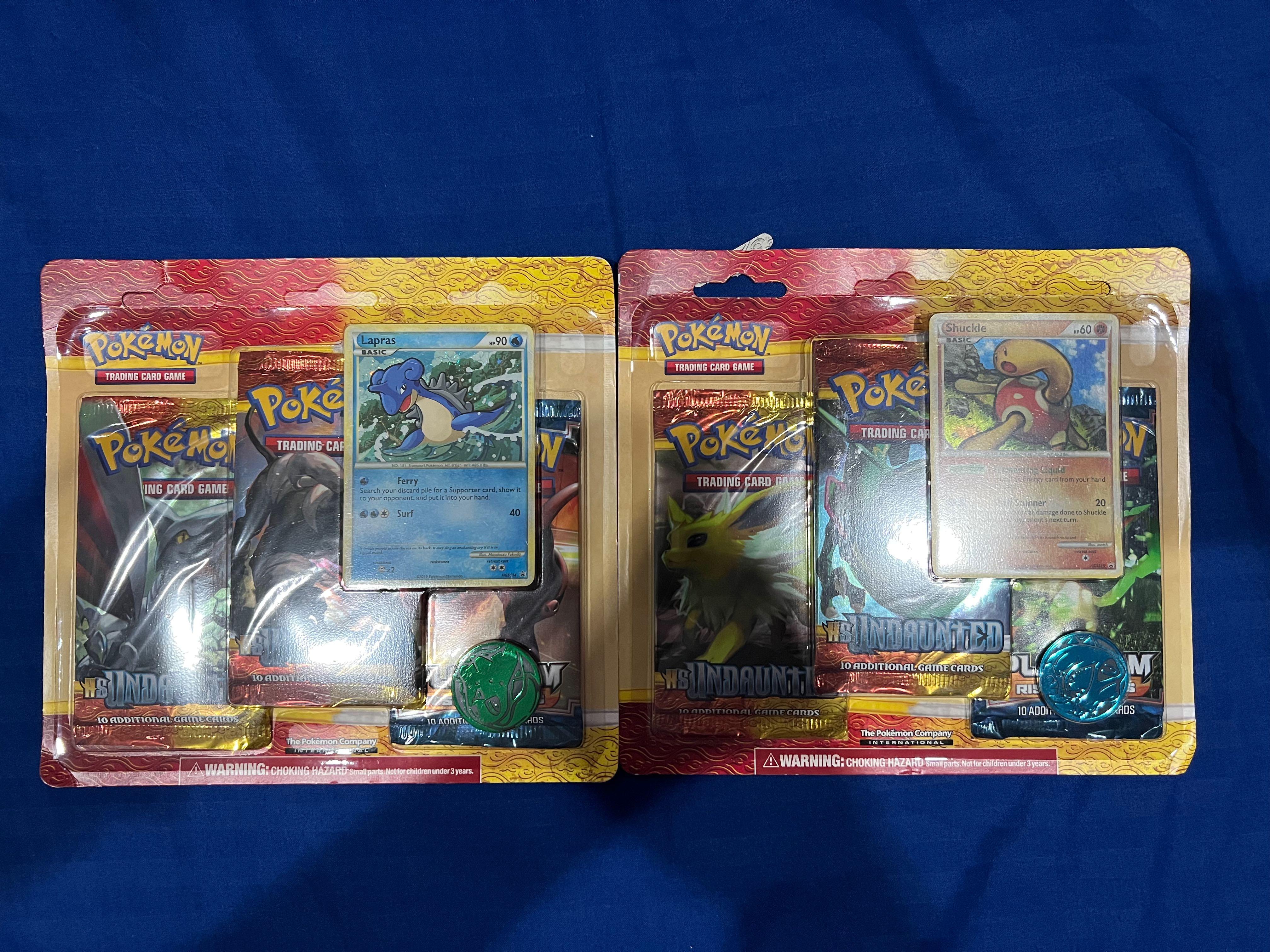 Rare Pokemon HS Undaunted Blister Pack Set, Hobbies & Toys, Toys ...
