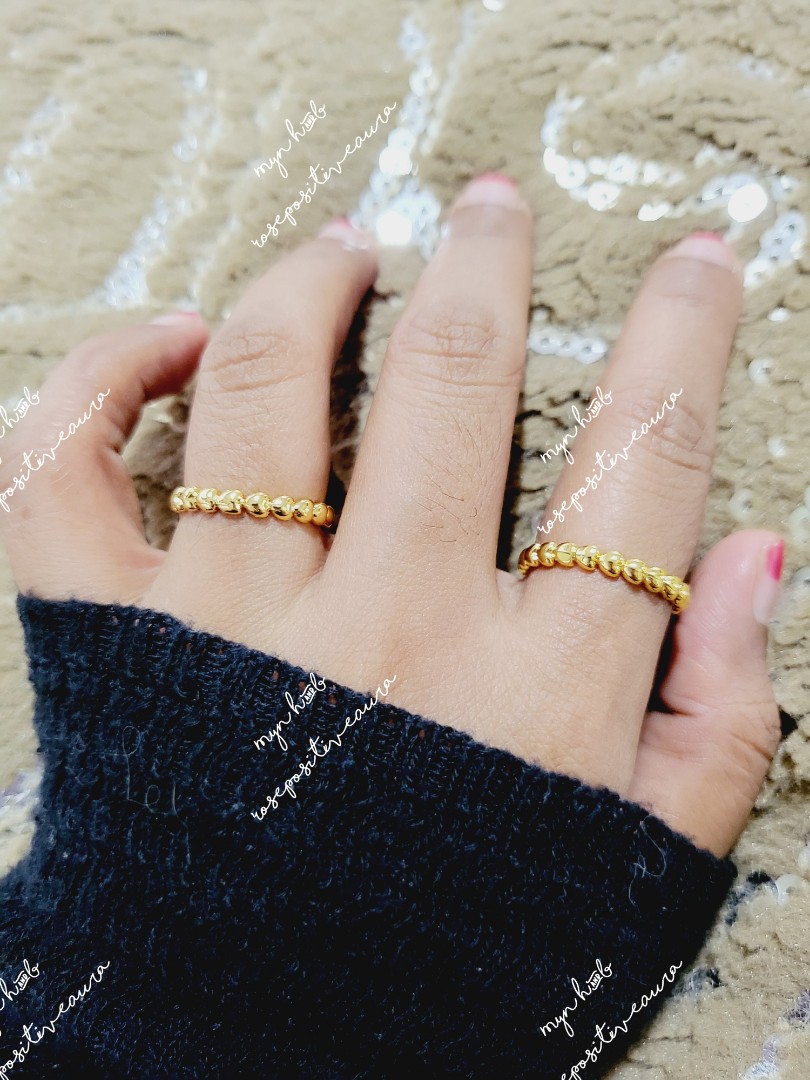 Ring bangkok gold boba, Women's Fashion, Jewelry & Organisers, Rings on ...