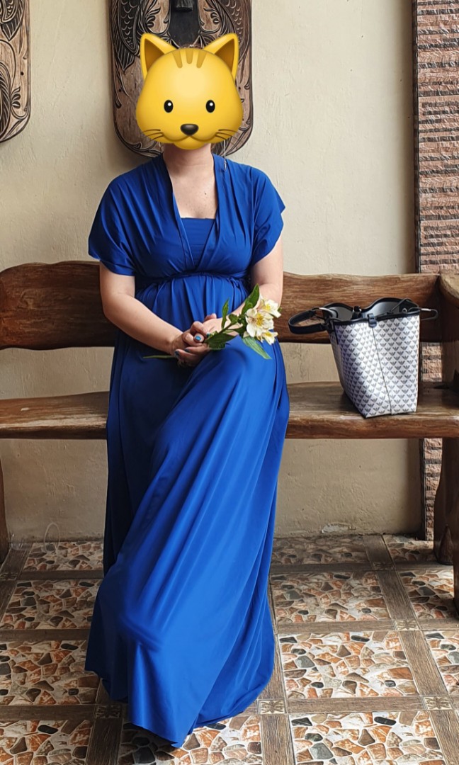 Royal Blue Infinity Dress, Women's Fashion, Dresses & Sets, Dresses on ...