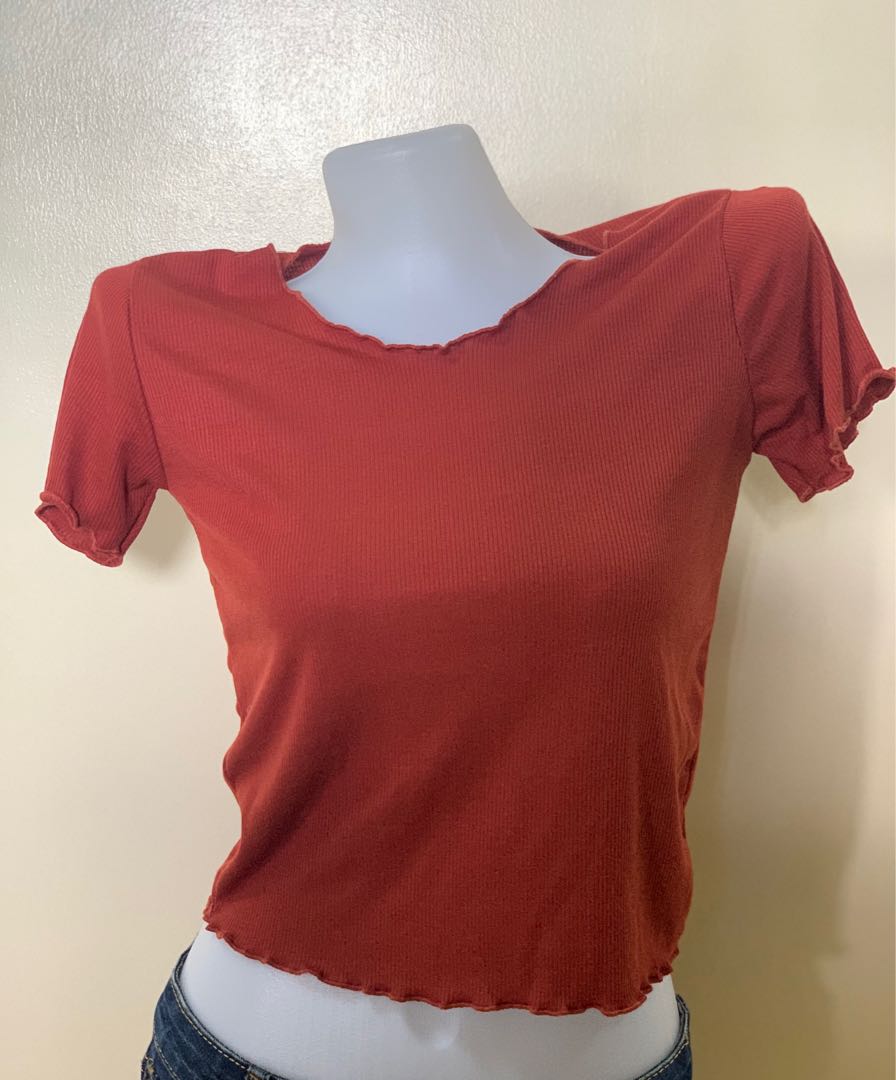 Rust Top, Women's Fashion, Tops, Others Tops on Carousell