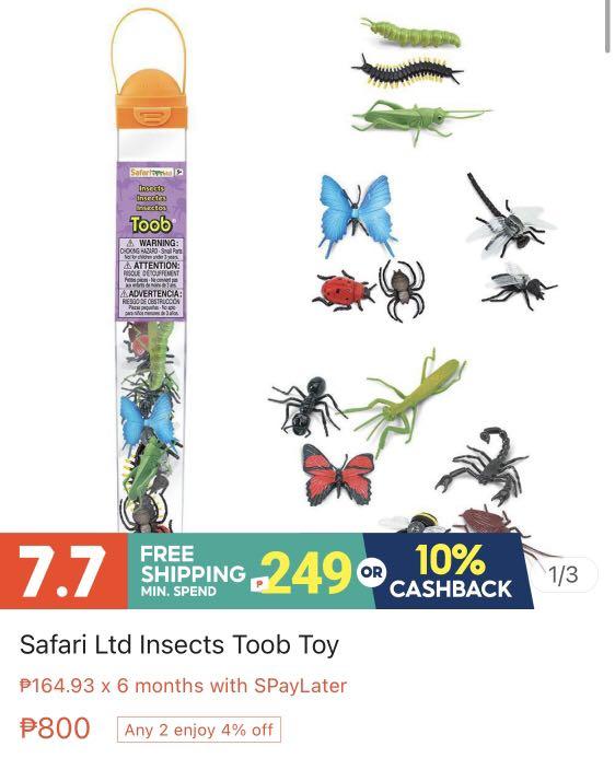 Safari Ltd Insects Toob, Hobbies & Toys, Toys & Games on Carousell