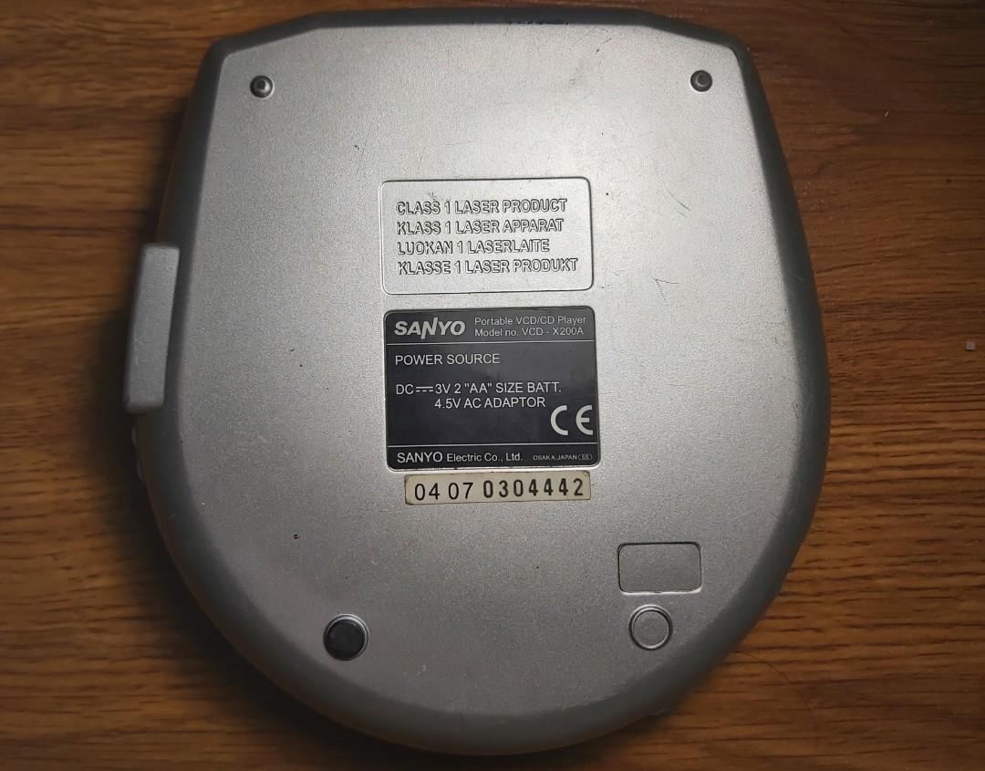Sanyo Portable VCD CD CD-R PLayer, Audio, Portable Music Players on ...