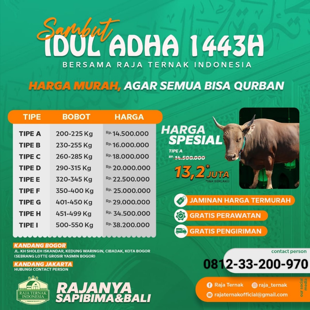 Sapi Qurban berbagai Tipe, Serba Serbi, Barang Religius di Carousell