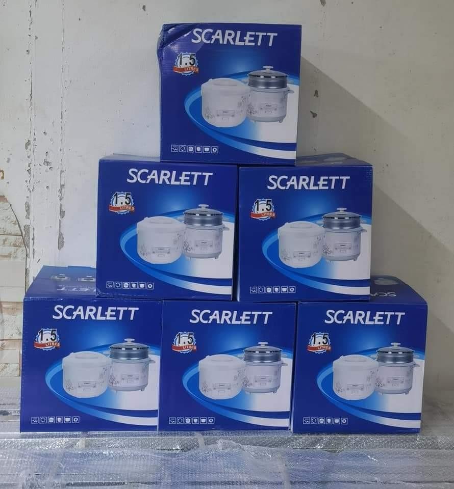 SCARLETT RICE COOKER 1.5L, TV & Home Appliances, Kitchen Appliances ...