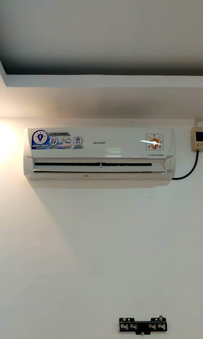 sharp j tech split type inverter Aircon with free installation brand ...