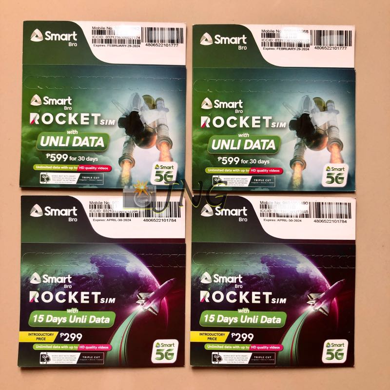 SMART ROCKET SIM WITH UNLI DATA, Mobile Phones & Gadgets, Mobile ...