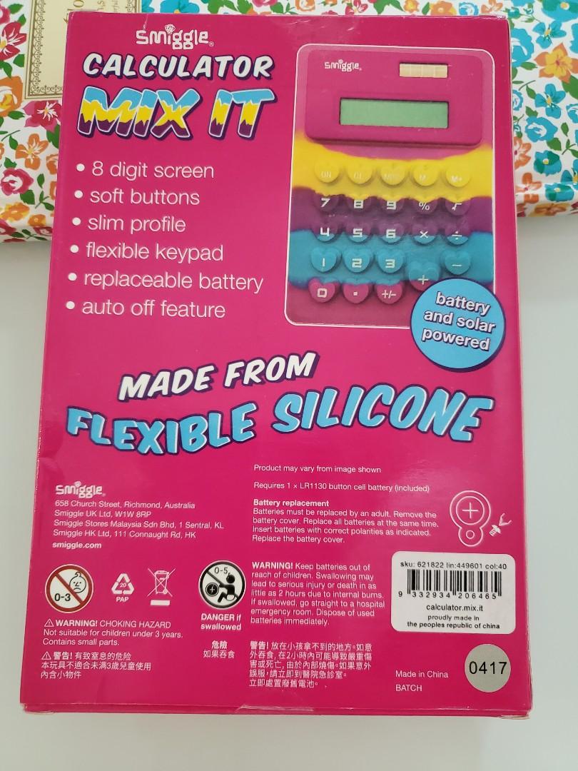 Smiggle calculator, 興趣及遊戲, 手作＆自家設計, 文具 - Carousell