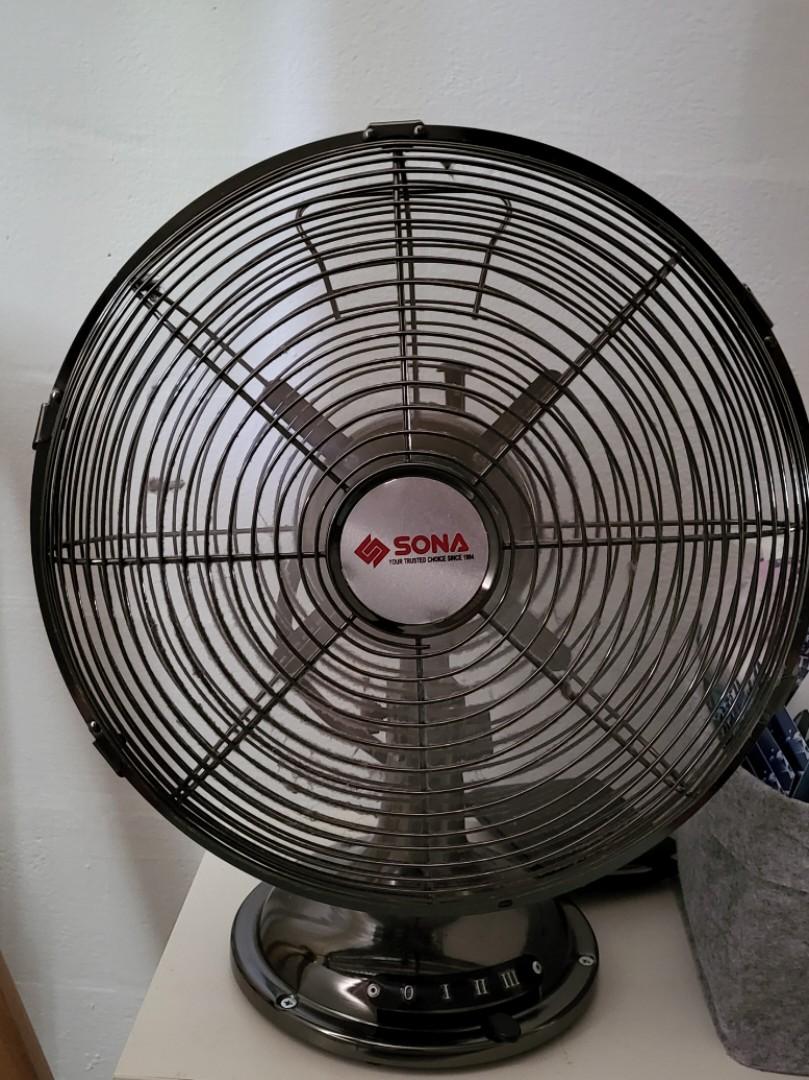 SONA 12" ANTIQUE FAN MODEL:SAF6060, Furniture & Home Living, Lighting ...