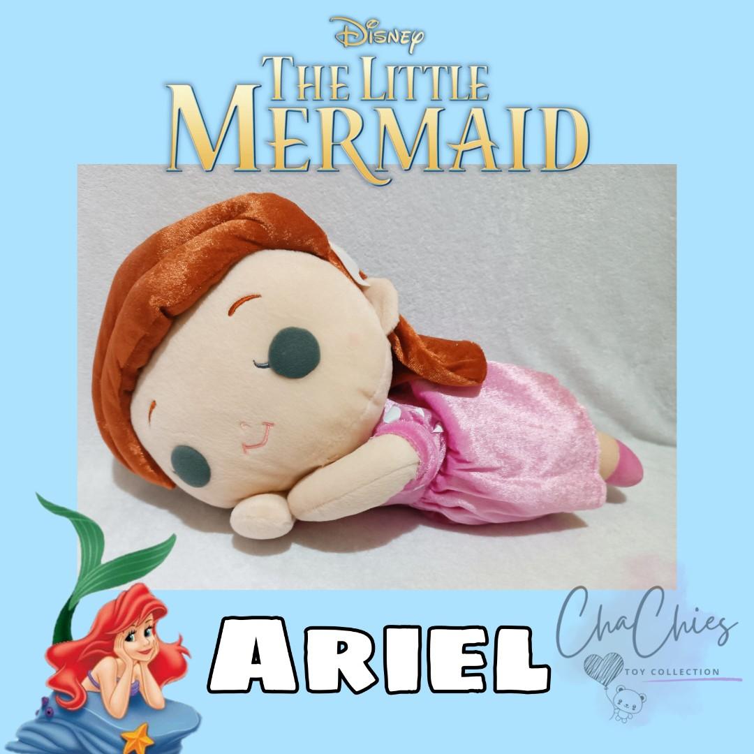The Little Mermaid Ariel Lying Down Plush Toy, Hobbies & Toys, Toys ...