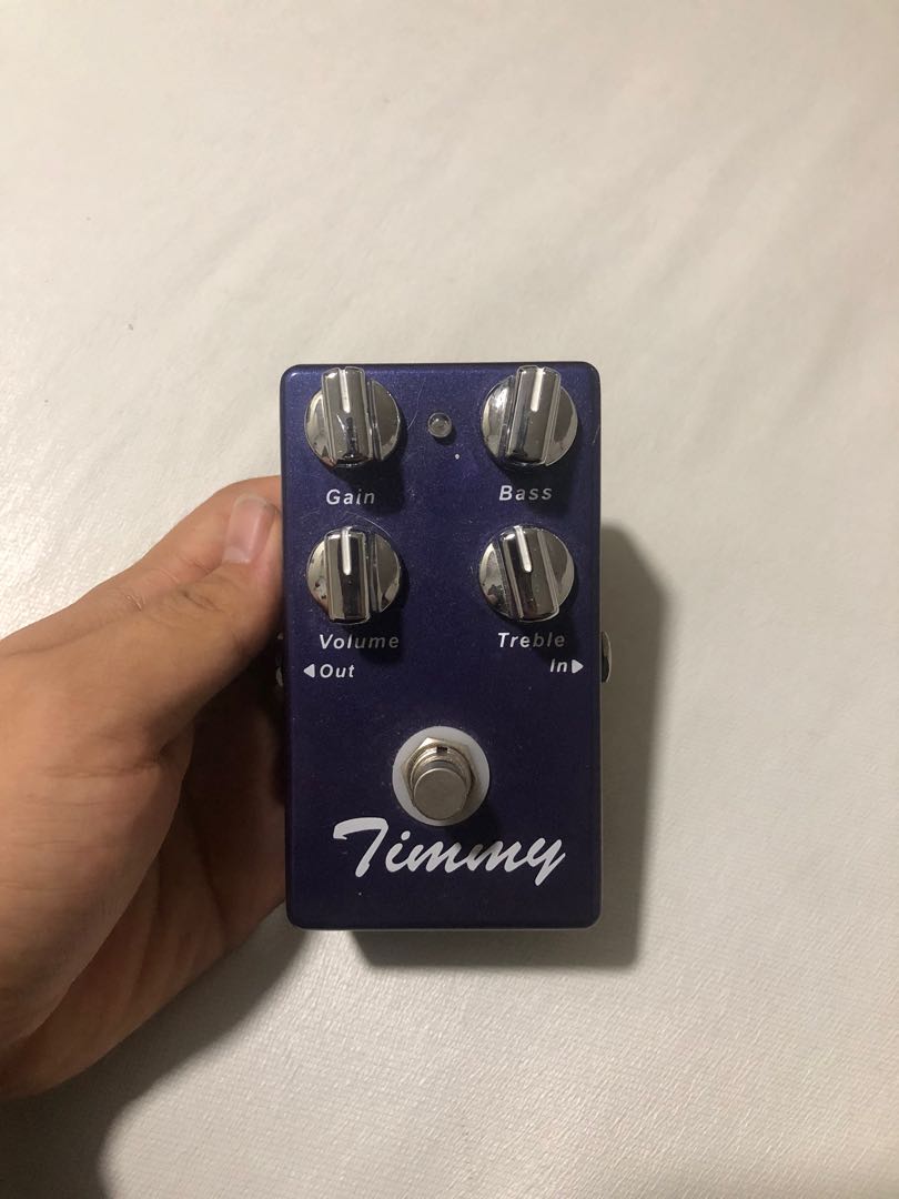 Timmy Transparent Overdrive Clone Guitar Pedal, Hobbies & Toys, Music ...