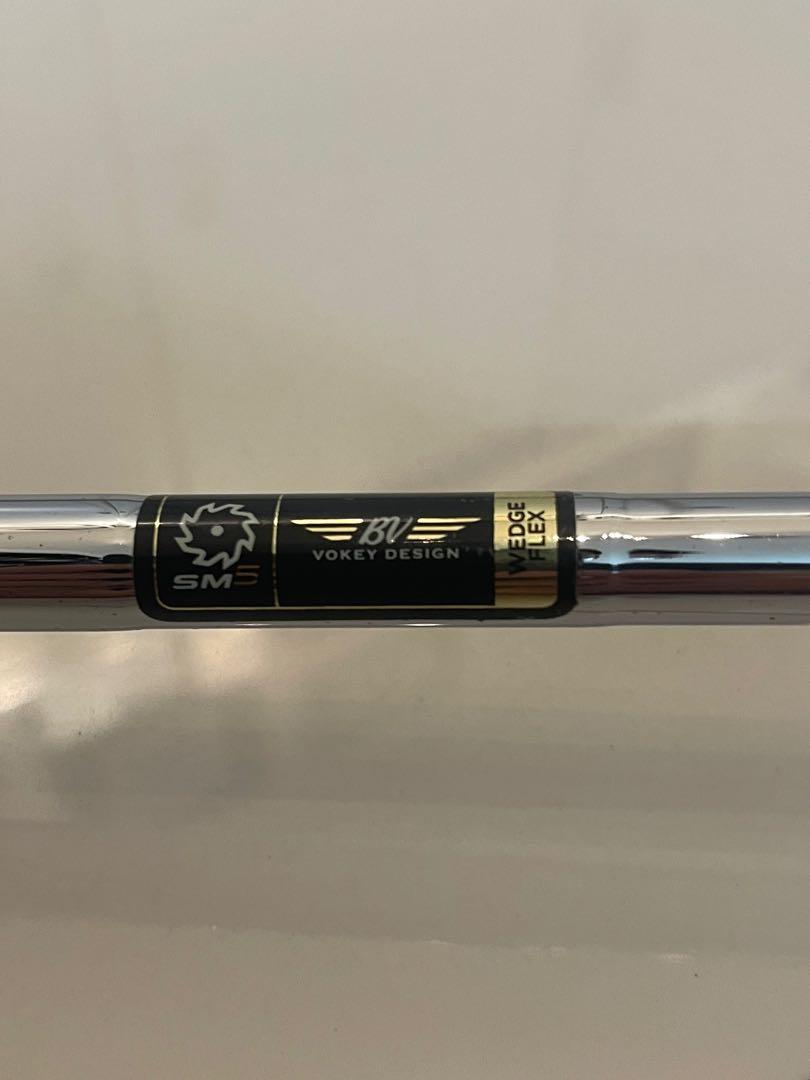 Titleist BV Vokey Design Brushed Steel Wedge 60 degree SM5 Bounce 8 M ...