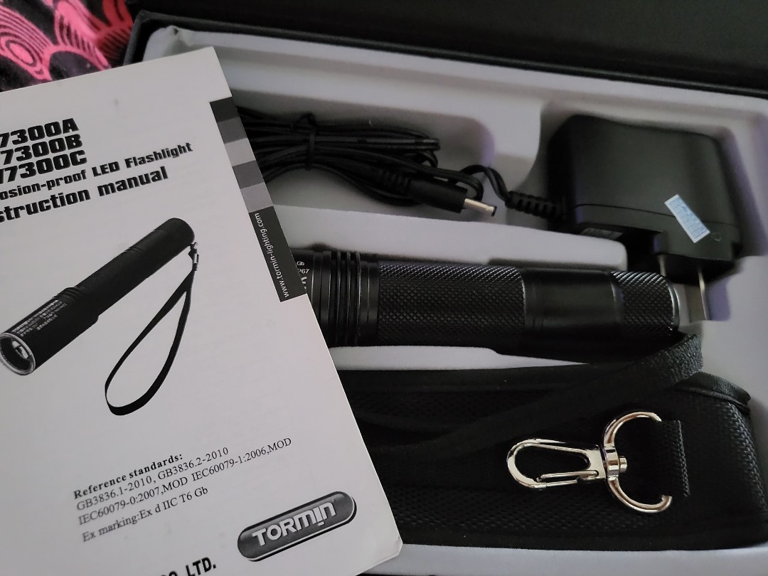 Tormin LED Explosion proof Flashlight, Furniture & Home Living, Home ...
