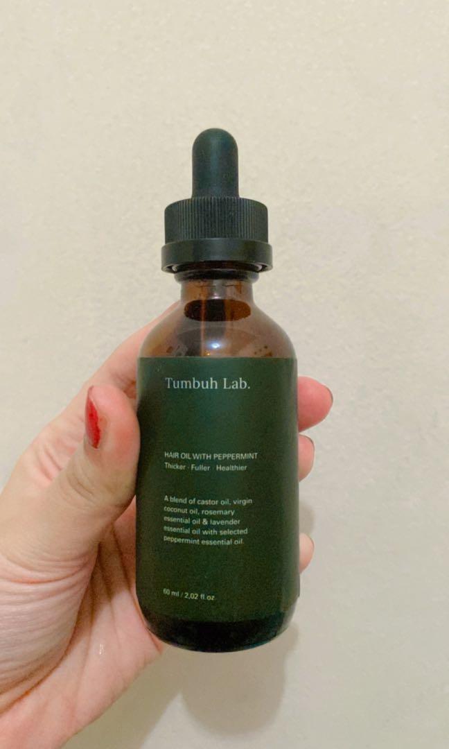 Tumbuh Lab Hair Oil, Kesehatan & Kecantikan, Perawatan Rambut di Carousell