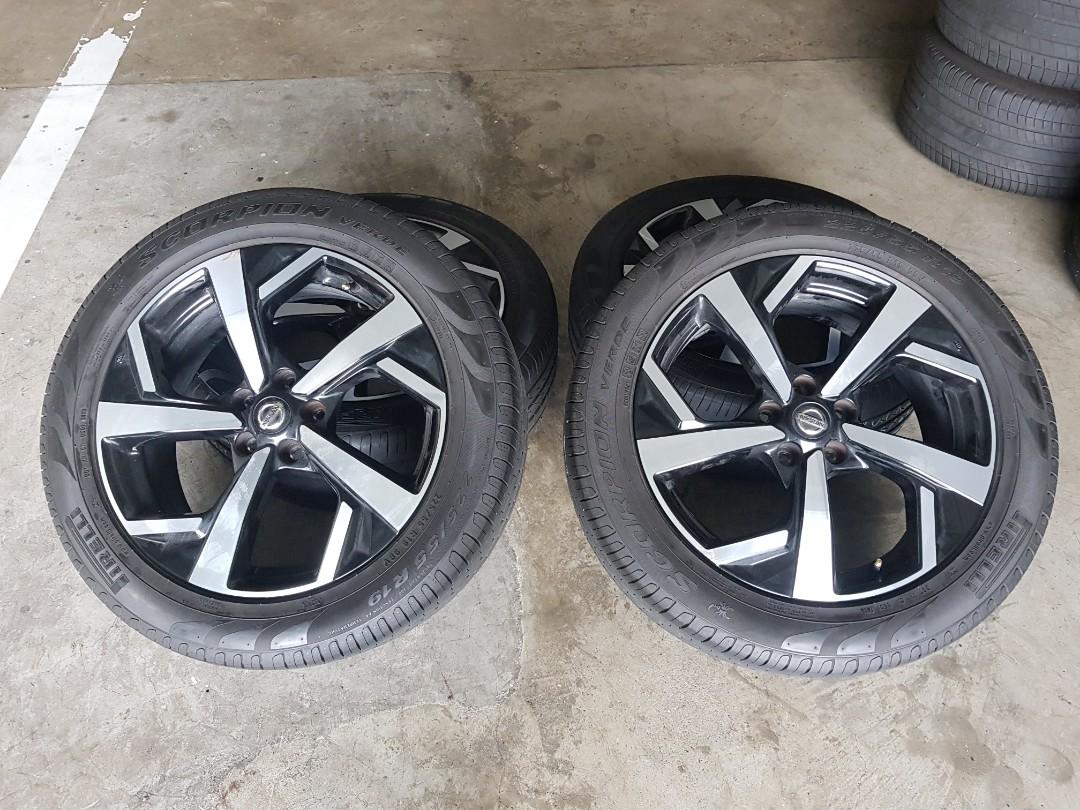 Used Original 19" Nissan Qashqai Rims And Tyres, Car Accessories, Tyres ...