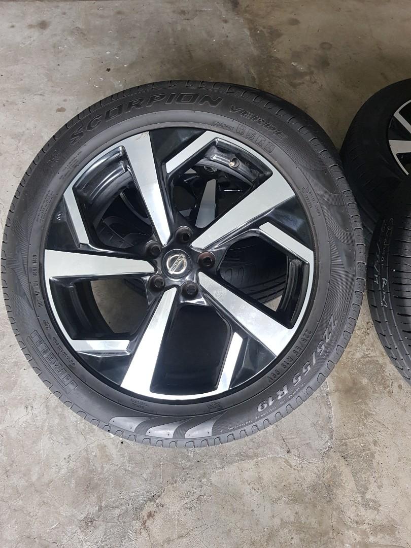 Used Original 19" Nissan Qashqai Rims And Tyres, Car Accessories, Tyres ...