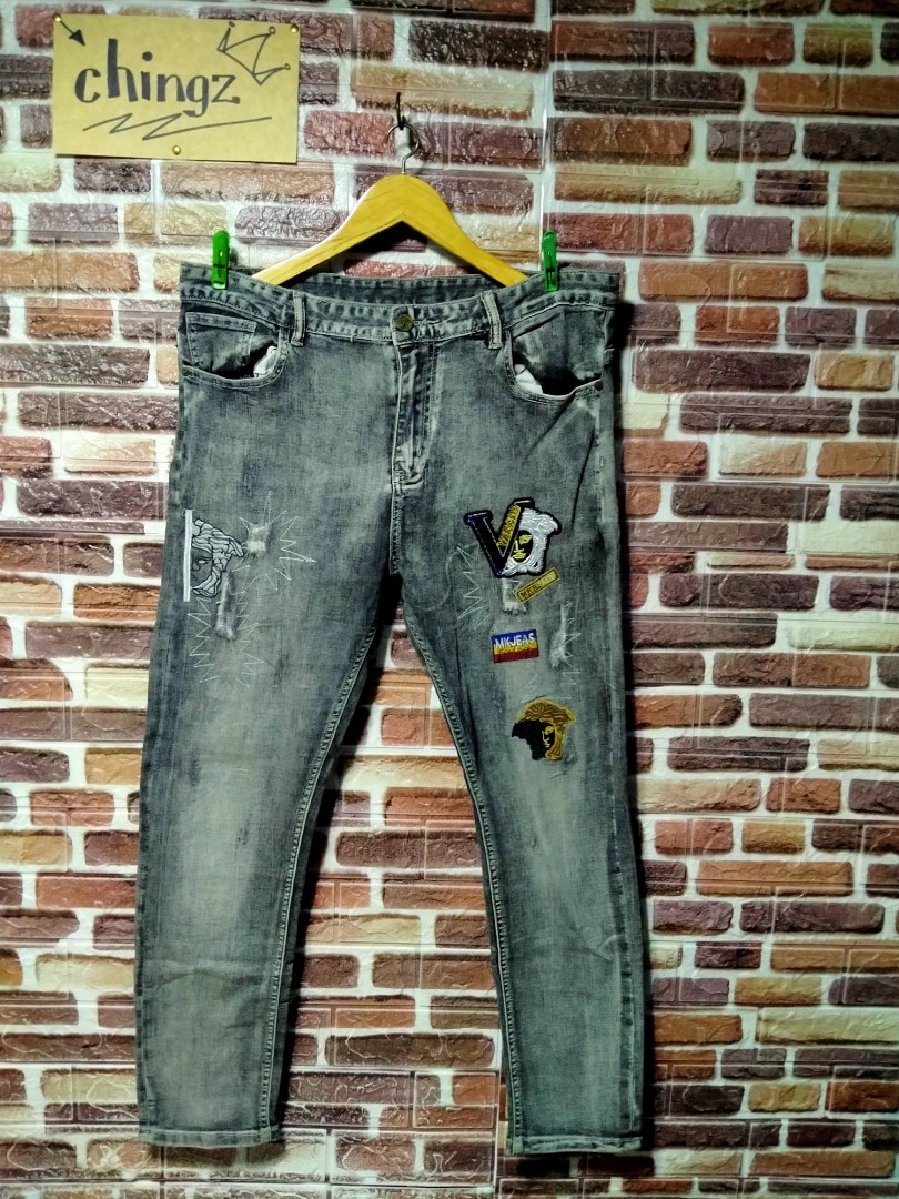 Versace x Gucci, Men's Fashion, Bottoms, Jeans on Carousell