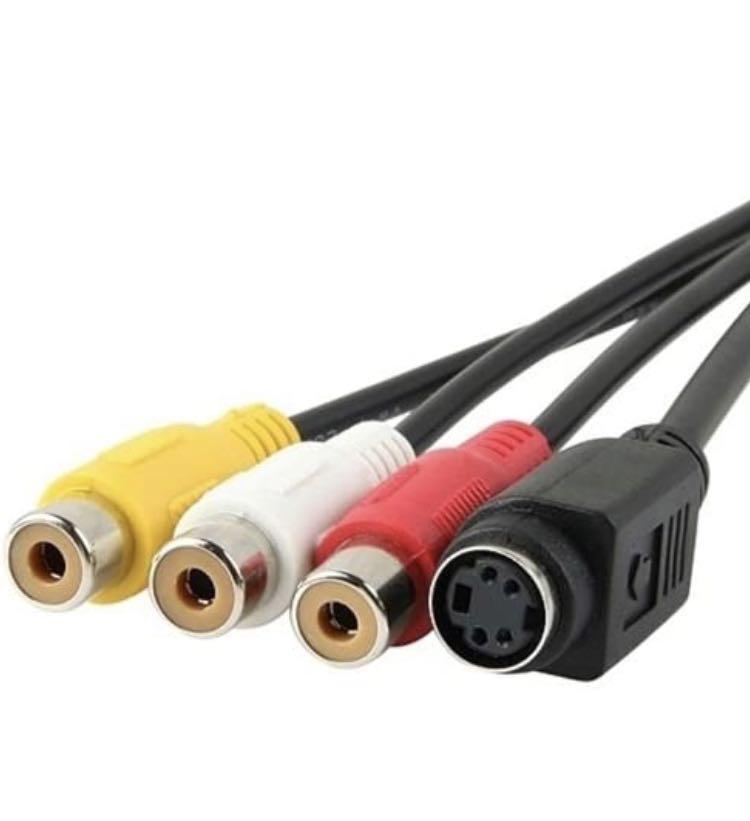 VGA to RCA S-Video AV Cable Adapter, Computers & Tech, Parts ...