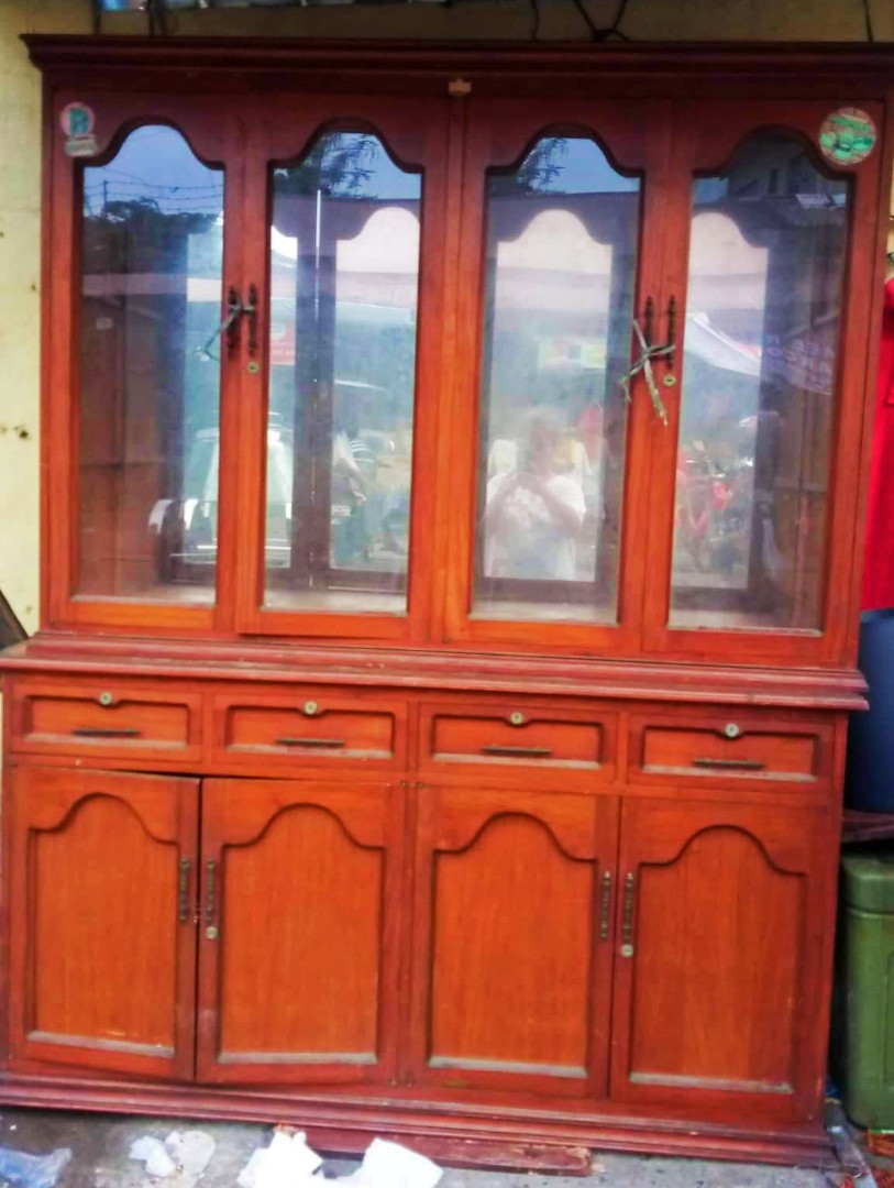 Vintage Narra Platera/Buffet table/Display Cabinet, Hobbies & Toys ...