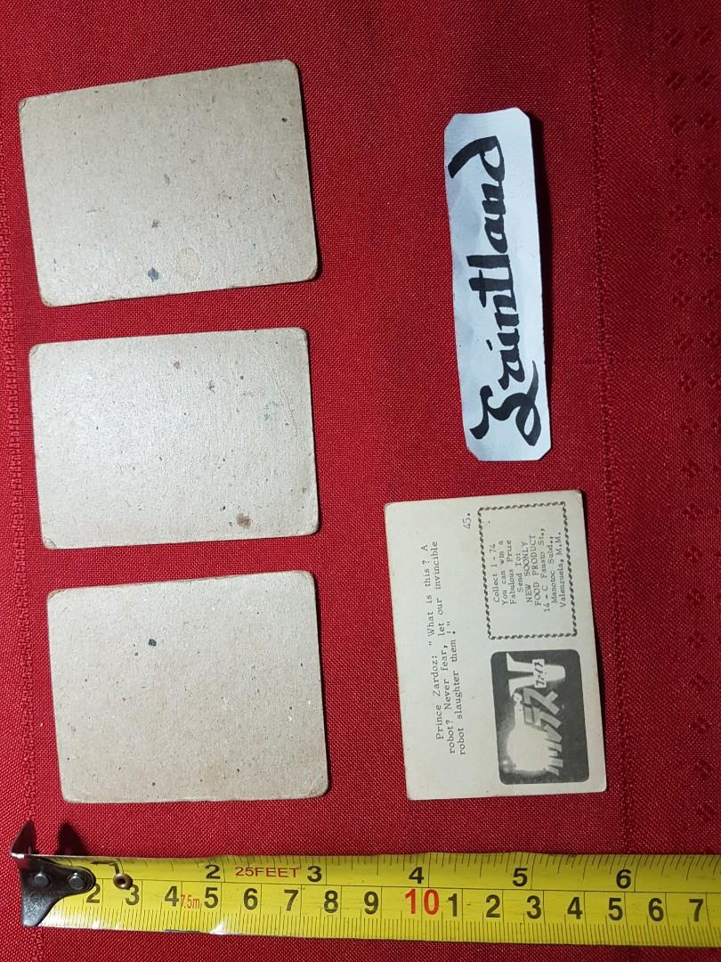 Vintage TEKS CARDS PHILIPPINE TOY COLLECTIBLE With Voltes V, Hobbies ...