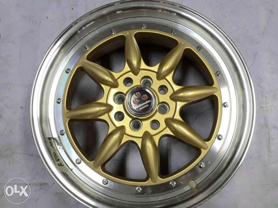 17” Watanabe design R806 banana type mags 4Holes pcd 100 n 114, Car ...