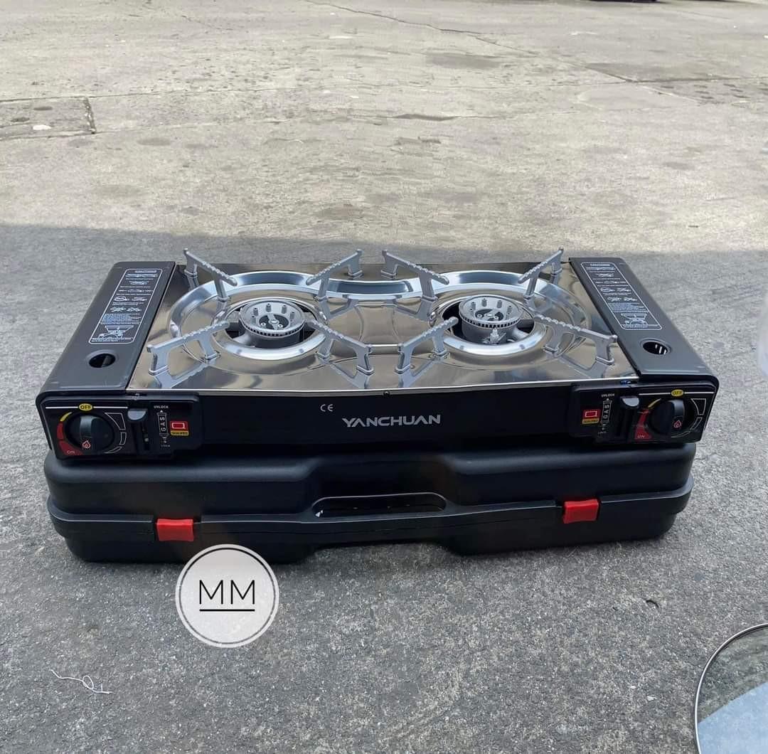 2 in 1 Double Burner Samgyup Stove, TV & Home Appliances, Kitchen ...