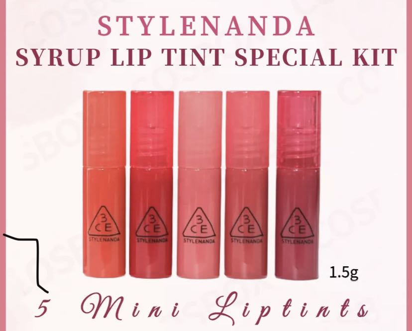 3CE Syrup Layering Tint (mini 1.5g), Beauty & Personal Care, Face ...