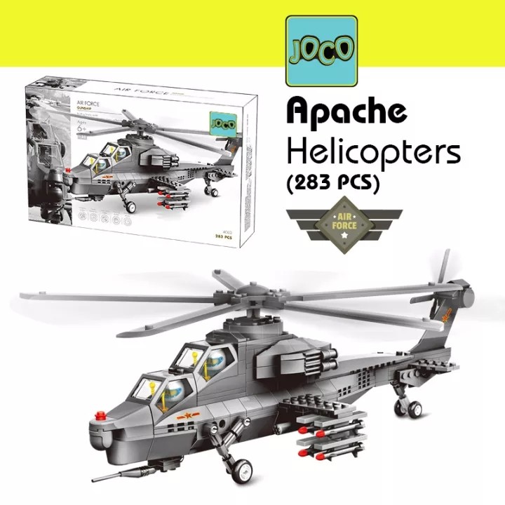 Military Air-Force Lego Blocks Helicopter / Fighter Plane / Aircraft ...