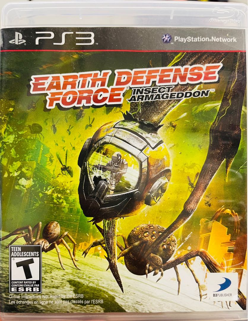 清屋平讓 已開封 PS3 Earth Defense Force Game 游戲 碟, 興趣及遊戲, 玩具 & 遊戲類 - Carousell