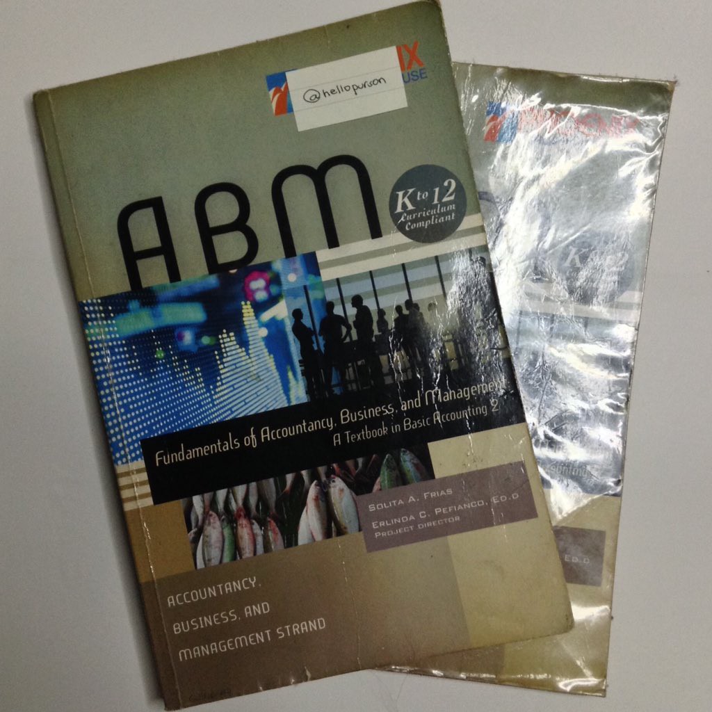 Accounting book for ABM GRADE 12, Hobbies & Toys, Books & Magazines ...