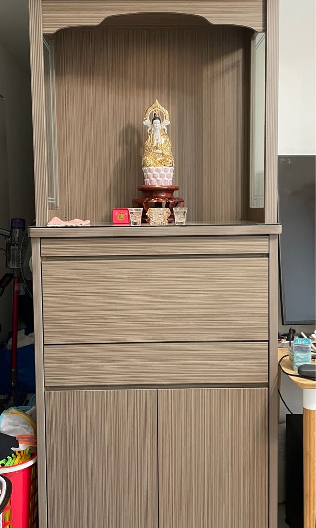 Altar Table with LED spotlight, Furniture & Home Living, Furniture ...